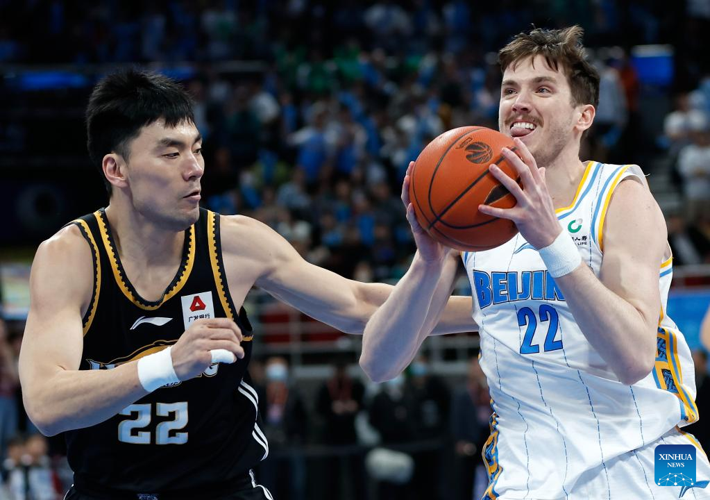 Highlights of best-of-three quarterfinals at playoffs of 2022-23 CBA league-Xinhua