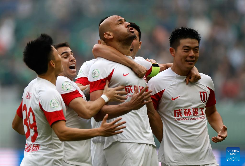 2023 Chinese Super League: Beijing Guoan vs. Chengdu Rongcheng FC-Xinhua