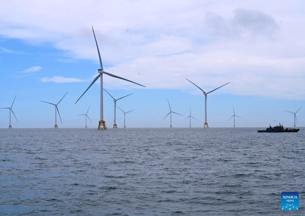 Phase II project of Zhangpu wind farm connected to grid for power generation-Xinhua