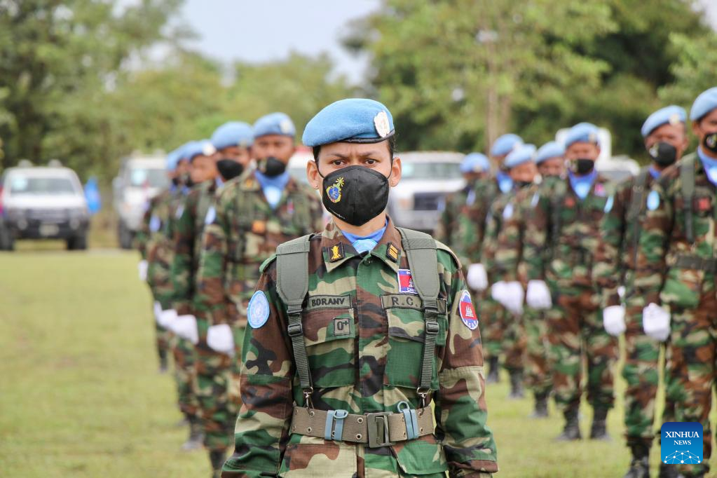 Cambodia sends new batch of 346 soldiers to Mali, South Sudan for U.N. peacekeeping mission-Xinhua