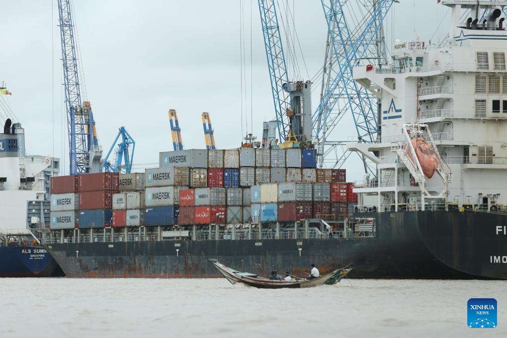 Myanmar's foreign trade reaches over 9.7 bln USD in 1st 3 months of 2023-24 FY-Xinhua