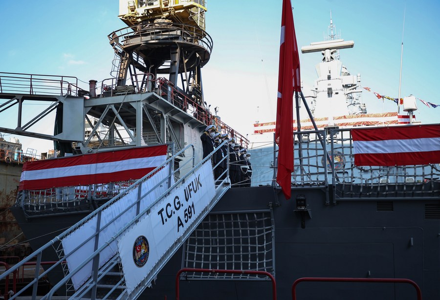 Turkey launches 1st indigenous intelligence ship-Xinhua