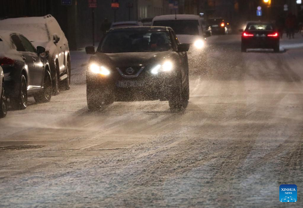 Snowstorm causes interruption of power and traffic in some areas of ...