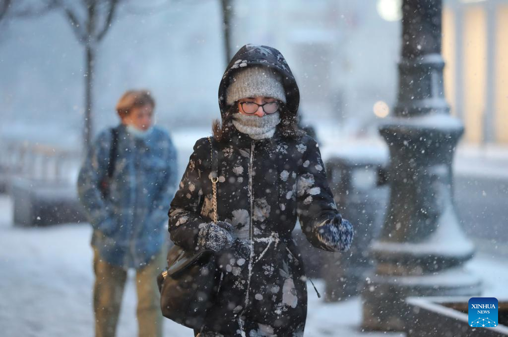 Snowstorm causes interruption of power and traffic in some areas of ...