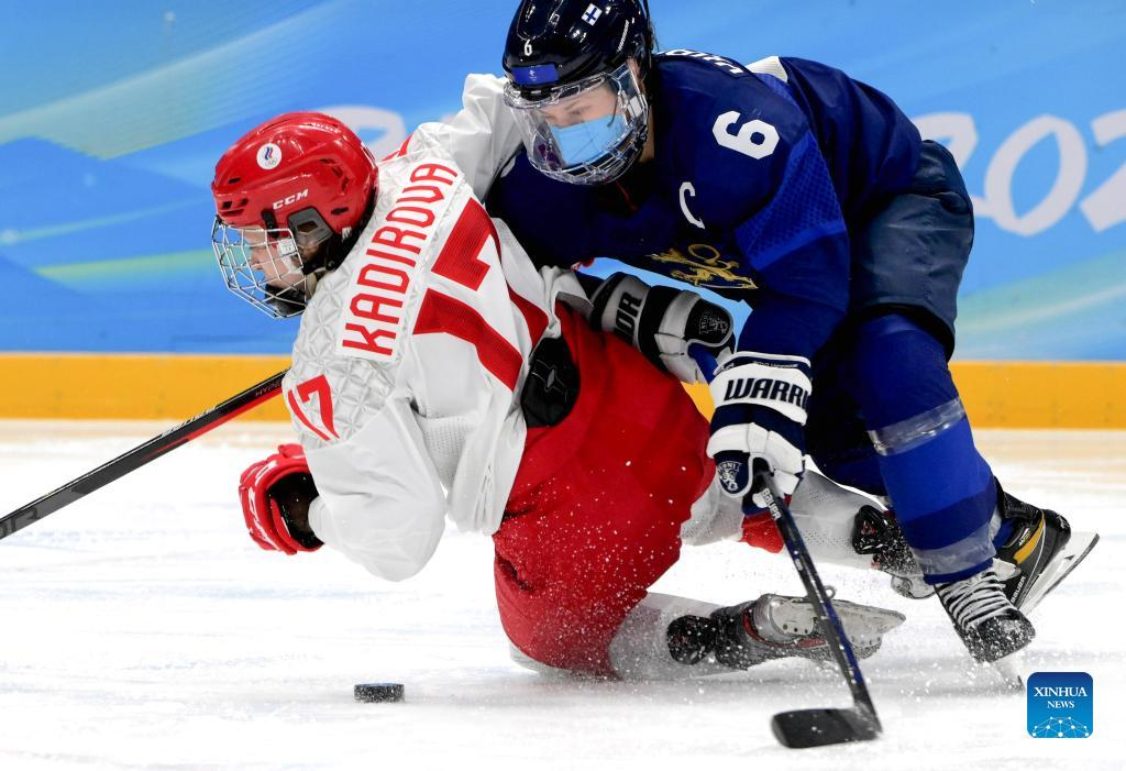 Highlights of ice hockey women's preliminaries-Xinhua
