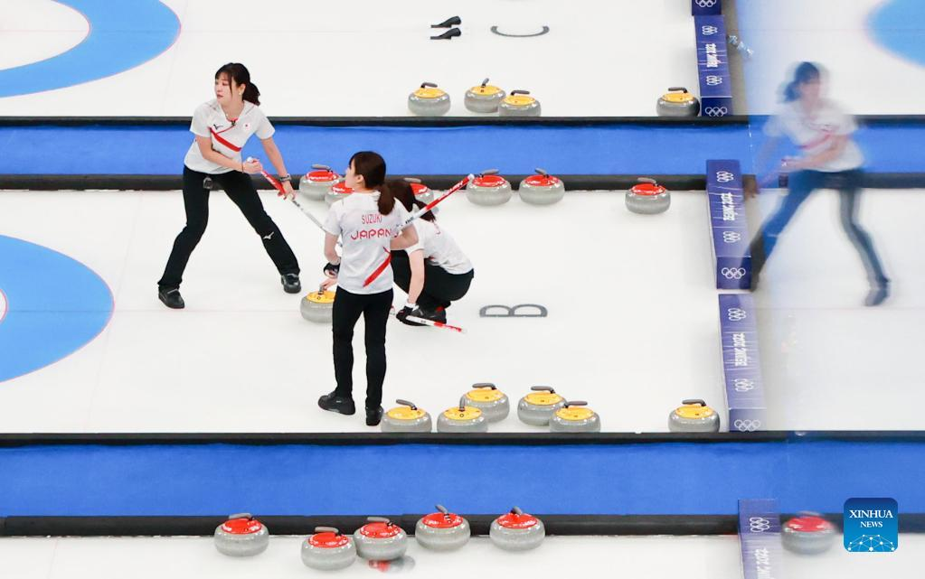 Beijing 2022: curling women's round robin session 3-Xinhua