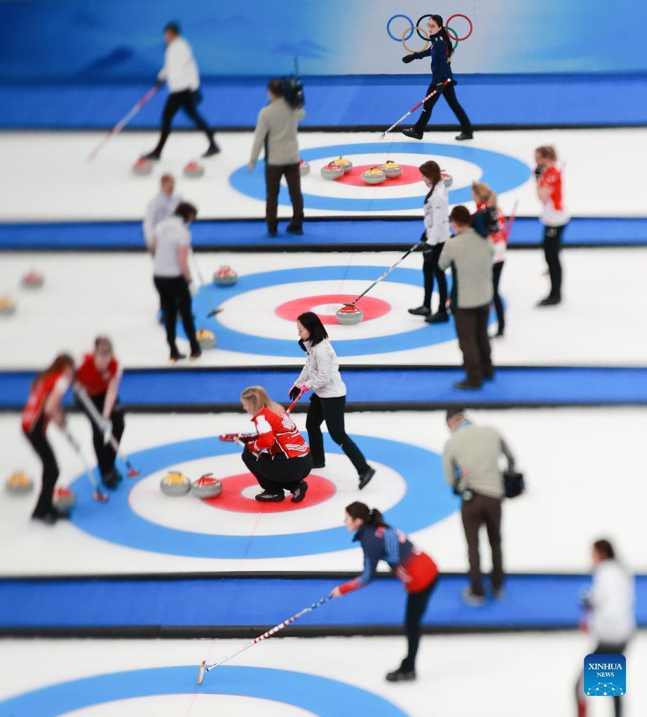 Beijing 2022: curling women's round robin session 3-Xinhua