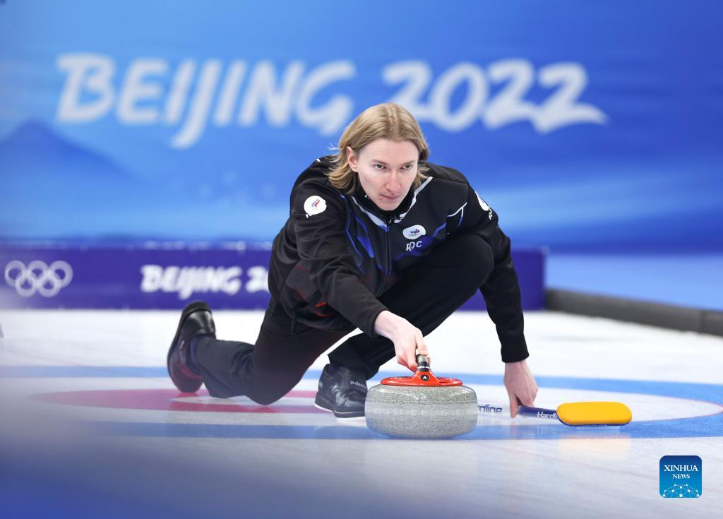 Highlights of curling men's round robin session 9-Xinhua