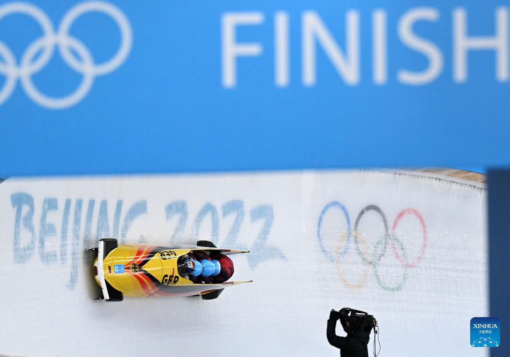 Friedrich repeats bobsleigh Olympic double with four-man race win at ...