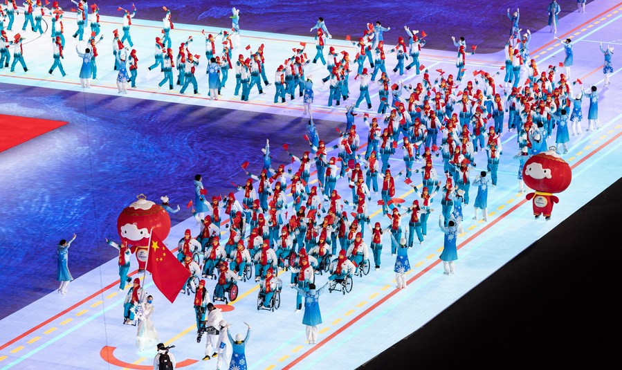 Highlights of Beijing 2022 Paralympic Winter Games: Opening Ceremony-Xinhua