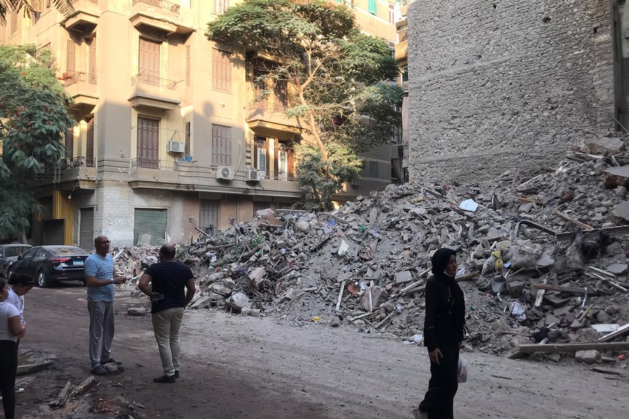 6 killed in building collapse in Cairo-Xinhua