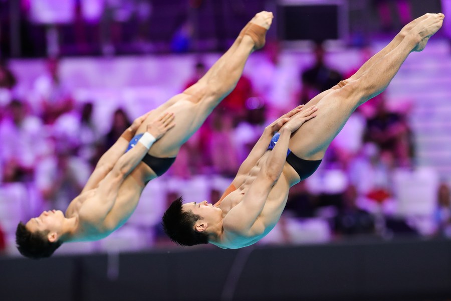 China claims first diving gold of Budapest worlds-Xinhua