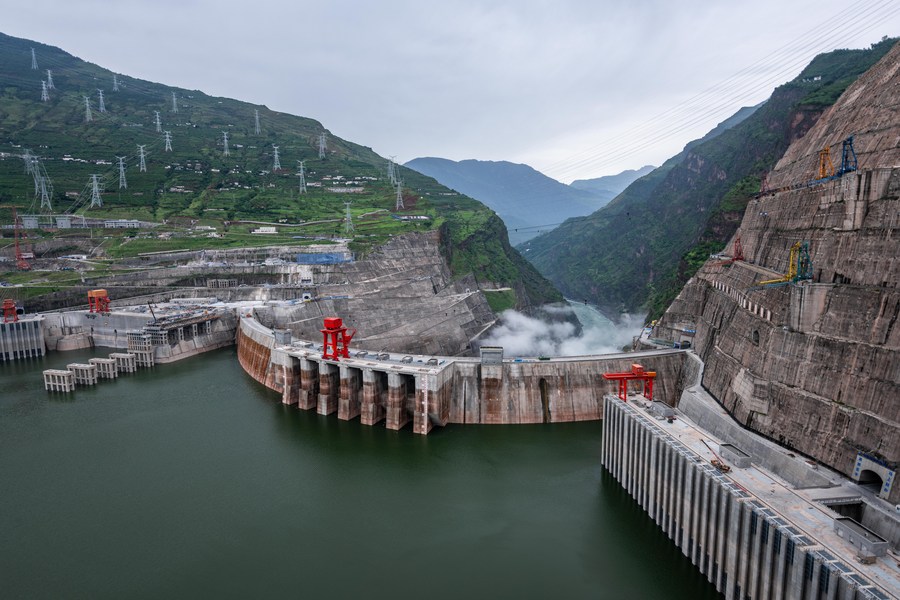 Baihetan hydropower station's first two generating units run for a ...