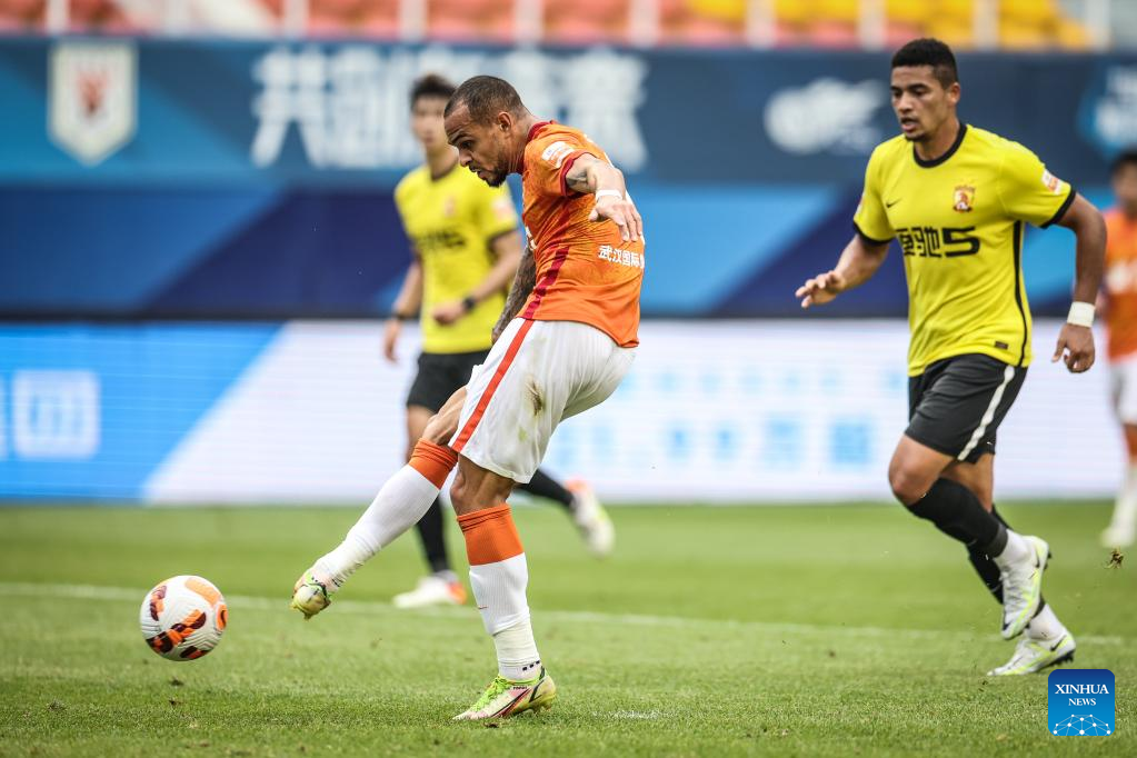 CSL match: Wuhan Changjiang vs. Guangzhou-Xinhua
