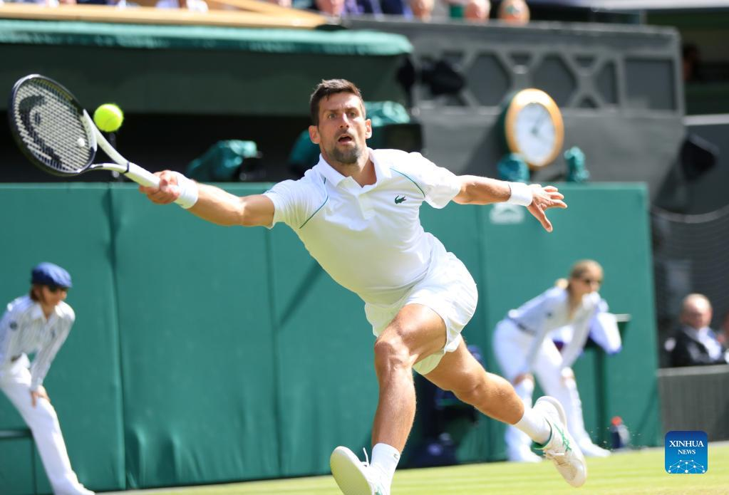 In pics: quarter-final matches of Wimbledon Tennis Championship-Xinhua