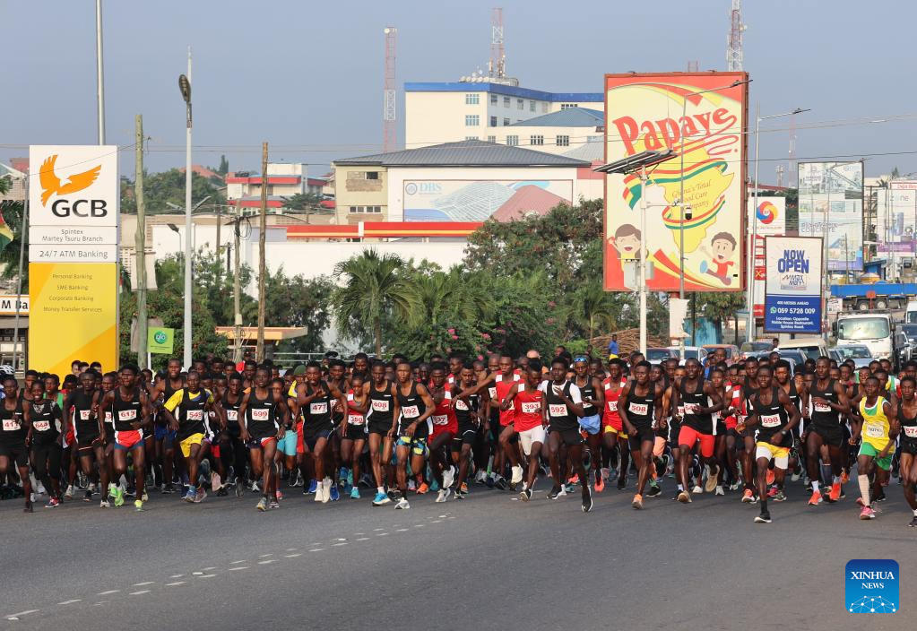 Ghana's Accra holds first inter-city marathon-Xinhua