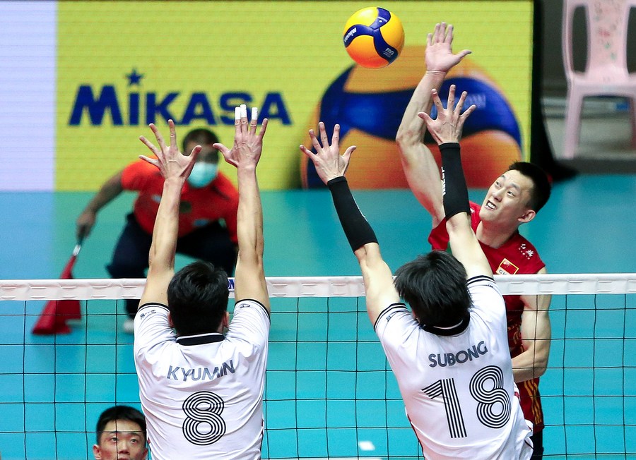 China overcomes South Korea to reach AVC Cup final-Xinhua