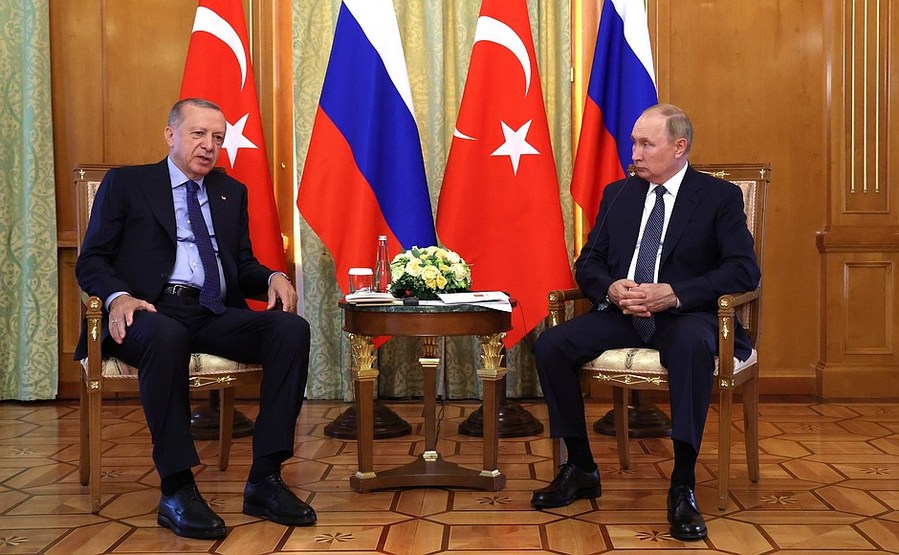 Putin, Erdogan discuss bilateral ties, Ukraine over phone-Xinhua