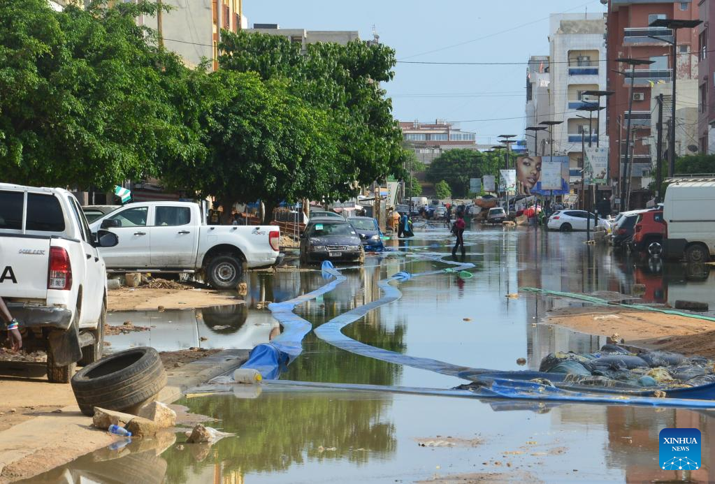 Rain flood hits Dakar, Senegal-Xinhua
