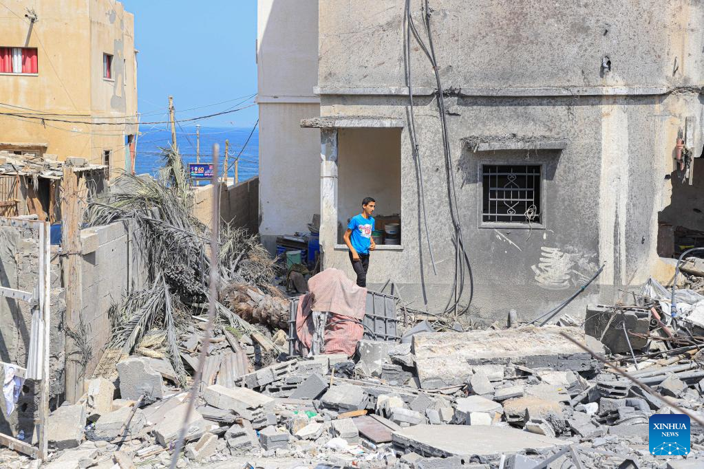 Feature: Reconstruction in Gaza advances at snail pace amid donors ...