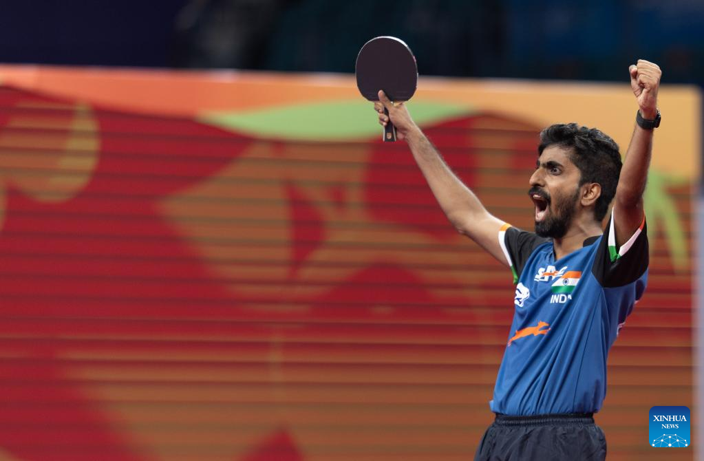 Highlights of 2022 ITTF World Team Table Tennis Championships Finals-Xinhua