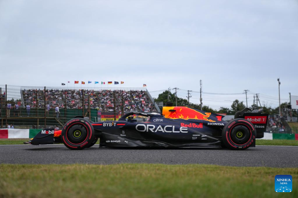 In pics: practice session of Formula One Japan Grand Prix-Xinhua