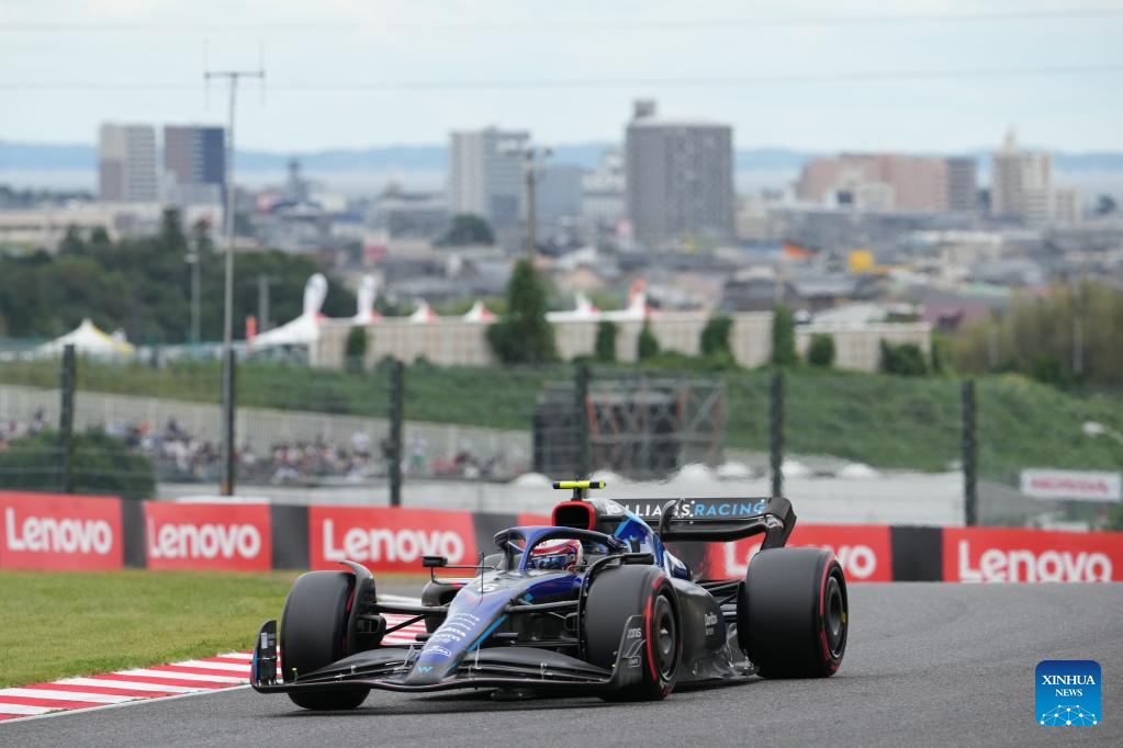 In pics: practice session of Formula One Japan Grand Prix-Xinhua