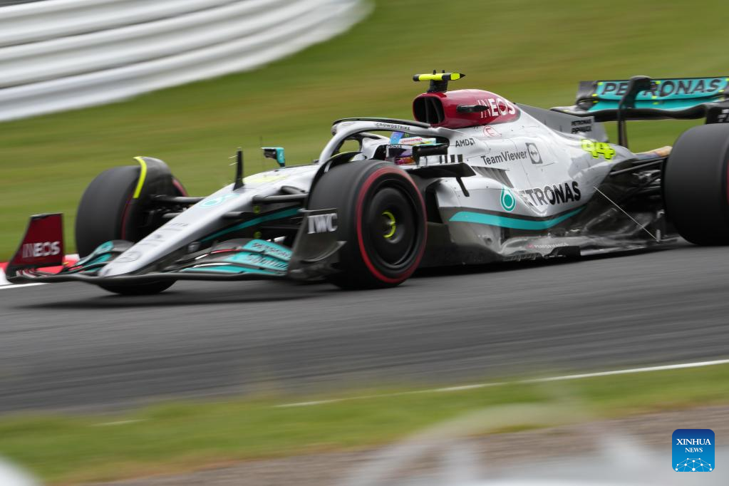 In pics: practice session of Formula One Japan Grand Prix-Xinhua