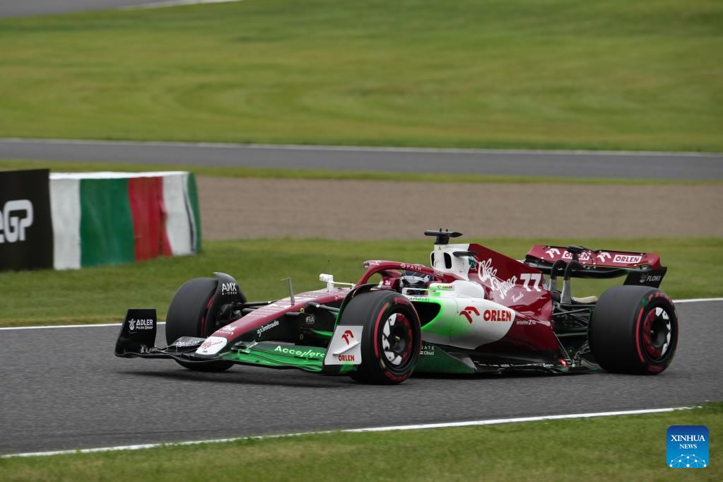 In pics: practice session of Formula One Japan Grand Prix-Xinhua