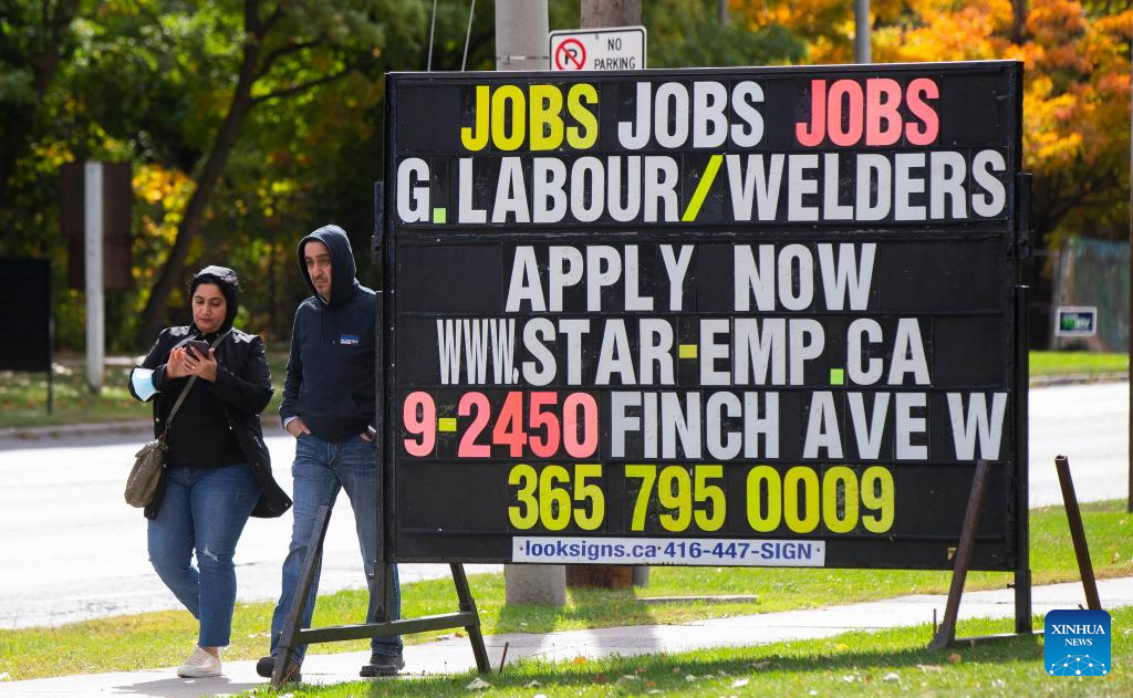 Canada adds 21,000 jobs in September_English__China Youth International