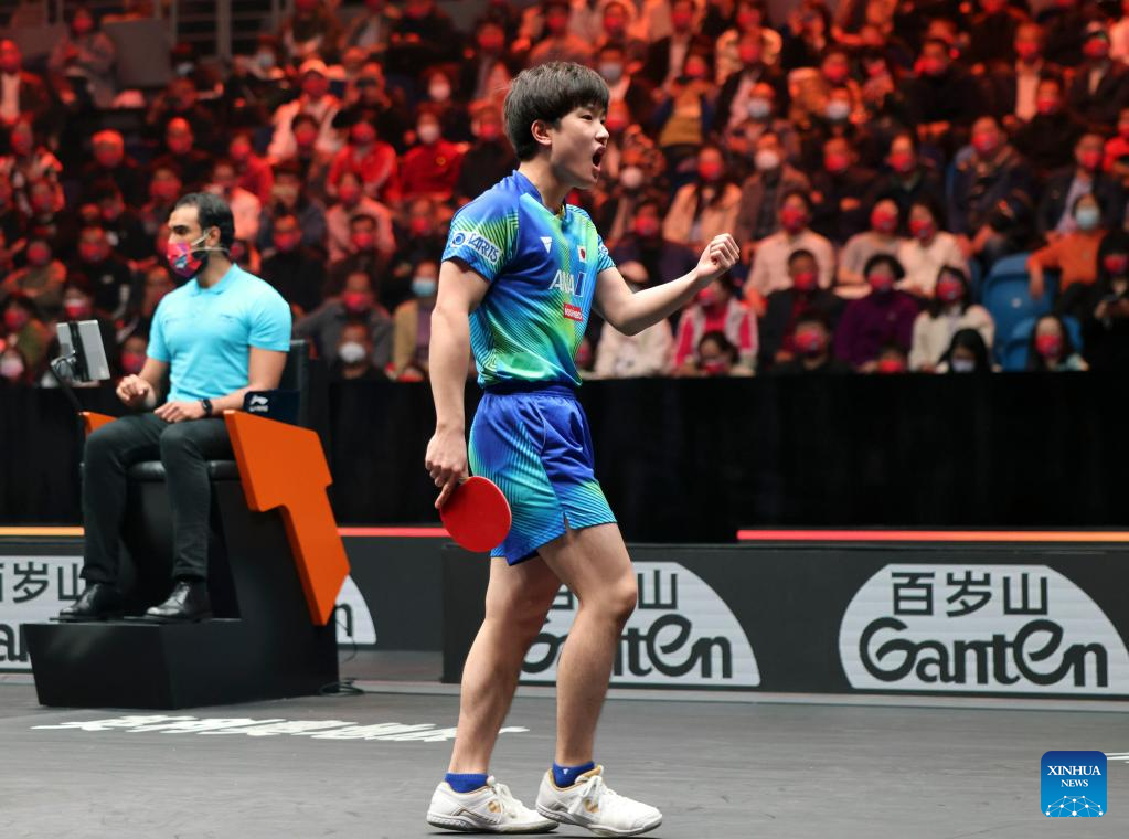 Highlights of WTT Cup Finals-Xinhua