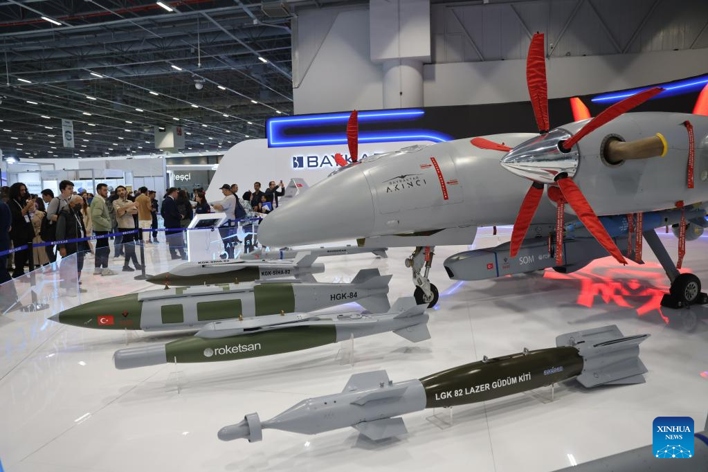 New domestic weapons capture attention at Turkish defense fair-Xinhua
