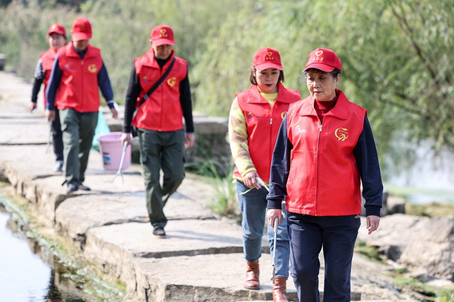 Elderly volunteers promote wetland conservation in SW China's Guizhou ...