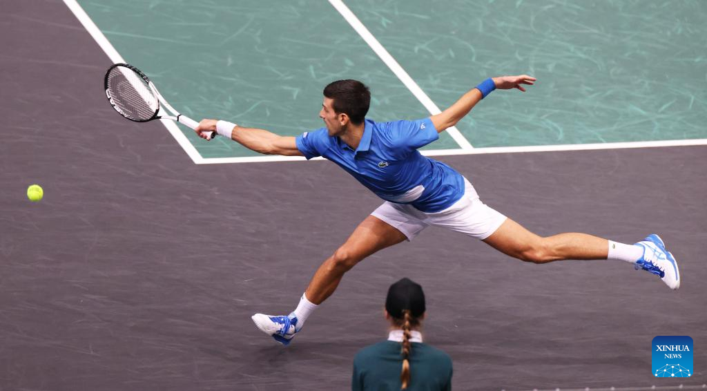 Highlights of men's singles final at Rolex Paris Masters tennis ...