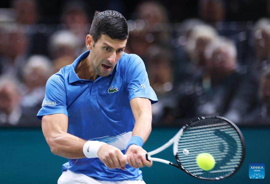 Highlights of men's singles final at Rolex Paris Masters tennis ...