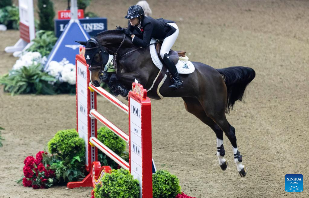 Highlights of Longines FEI Jumping World Cup Toronto 2022-Xinhua