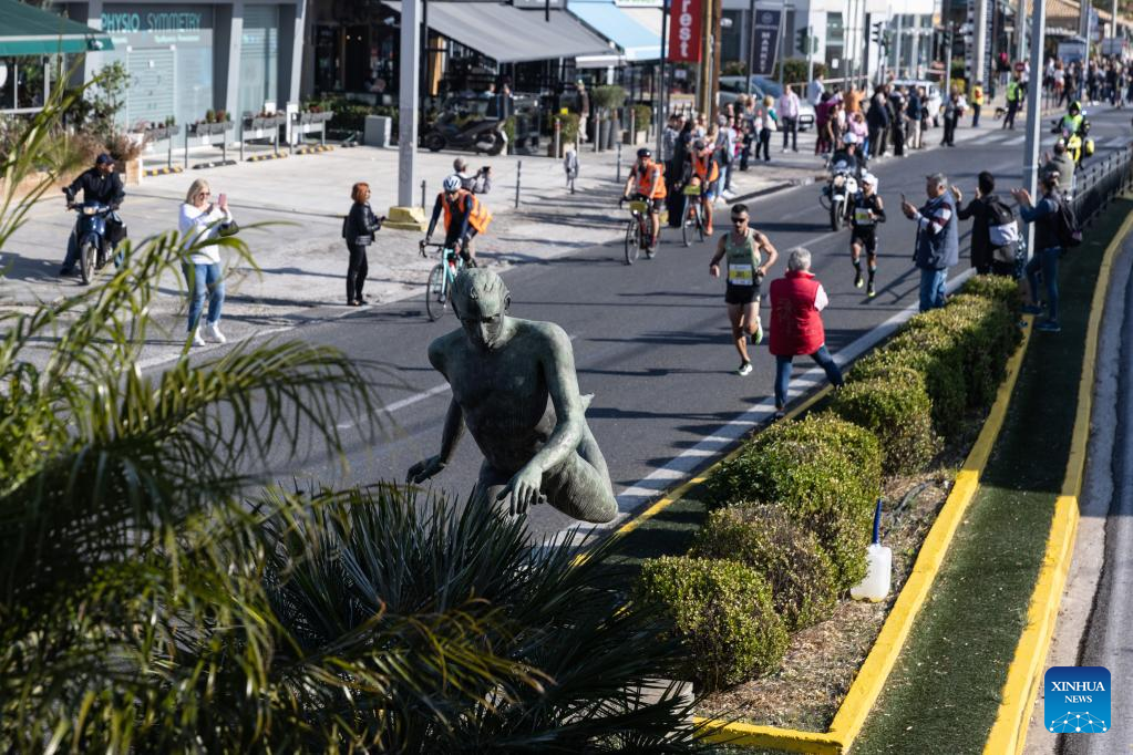 Highlights of 39th Athens Authentic Marathon-Xinhua