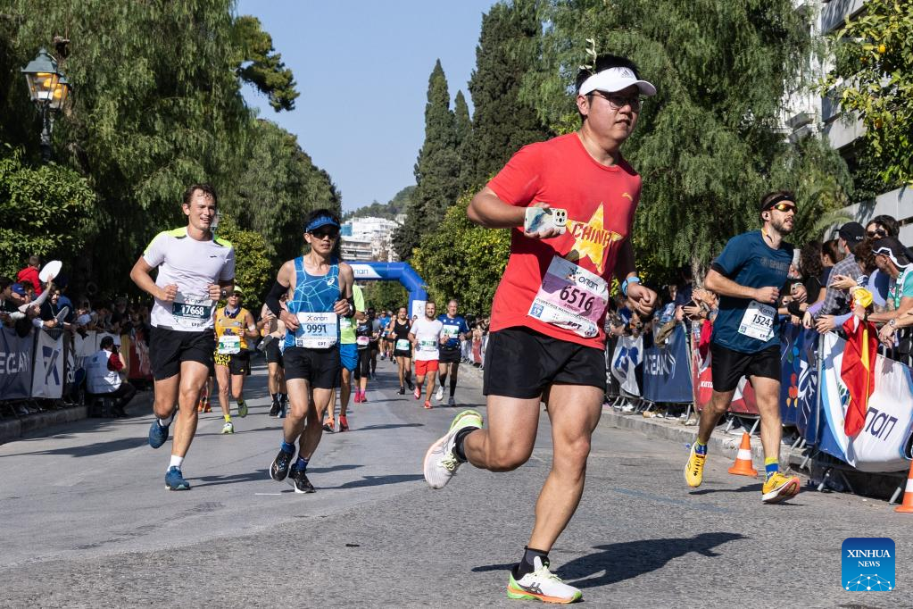 Highlights of 39th Athens Authentic Marathon-Xinhua