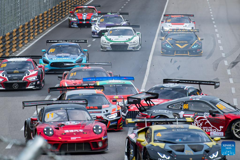 In pics: 3rd day of 69th Macao Grand Prix-Xinhua