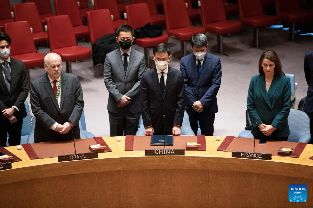 UN Security Council observes minute of silence for former Chinese ...