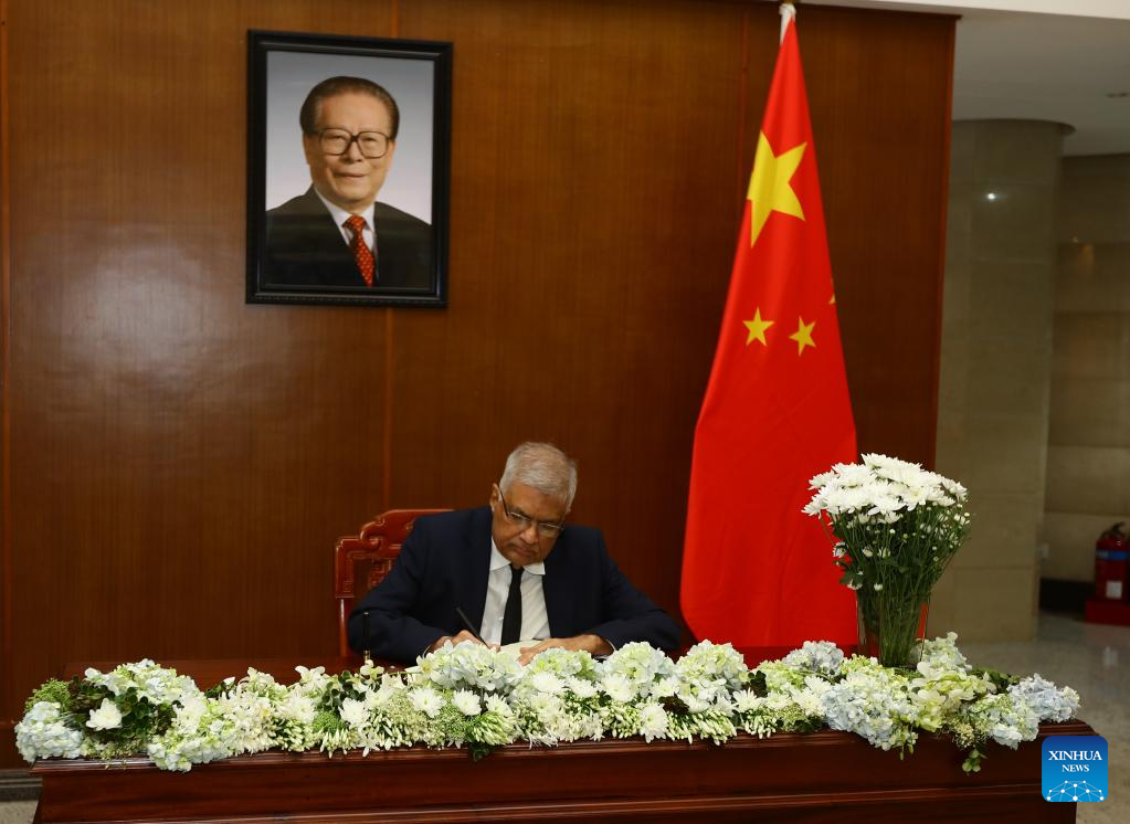 Foreign leaders mourn former Chinese leader Jiang-Xinhua