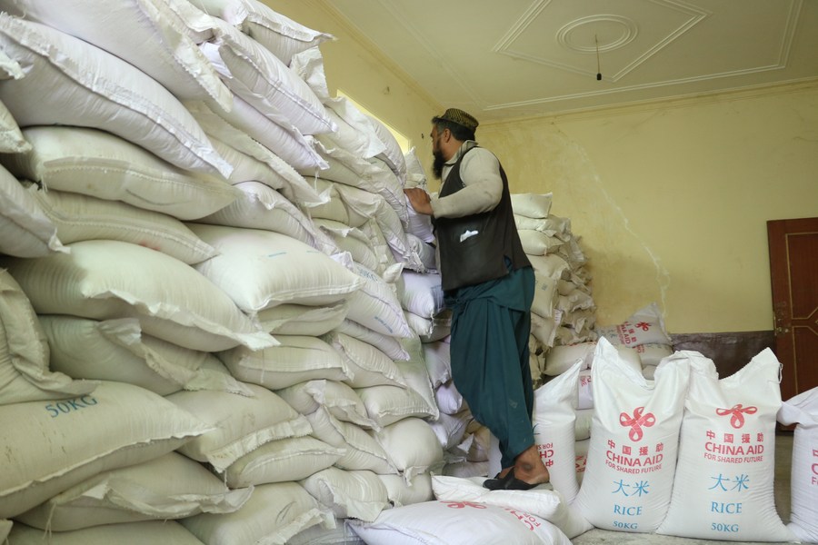 China-donated humanitarian aid distributed to needy Afghan families-Xinhua