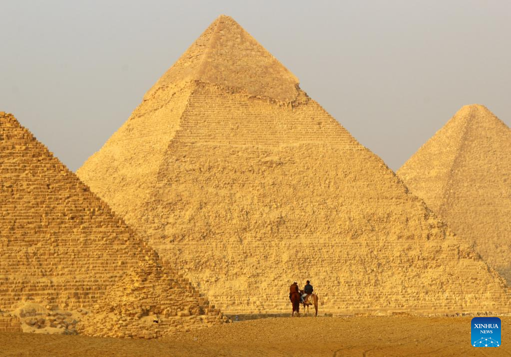In pics: Giza Pyramids scenic spot in Egypt-Xinhua