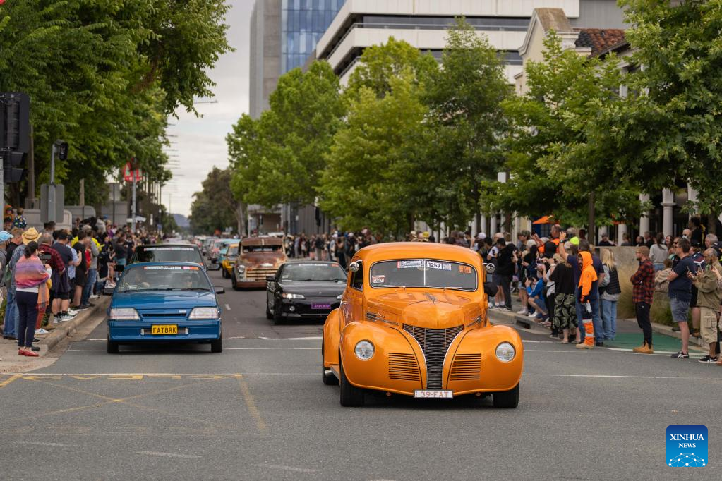 Summernats car festival held in Canberra, Australia-Xinhua