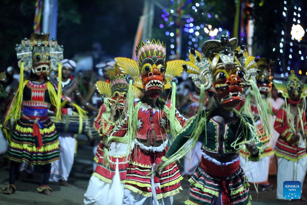 In pics: Duruthu Perahera festival in Kelaniya, Sri Lanka-Xinhua
