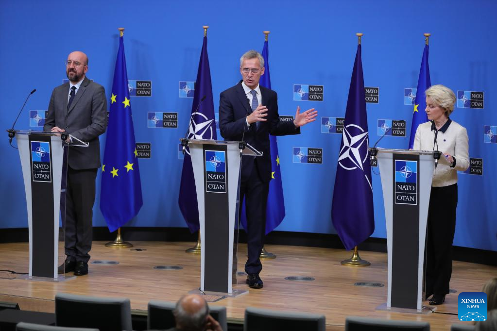 NATO, EU sign declaration on cooperation-Xinhua