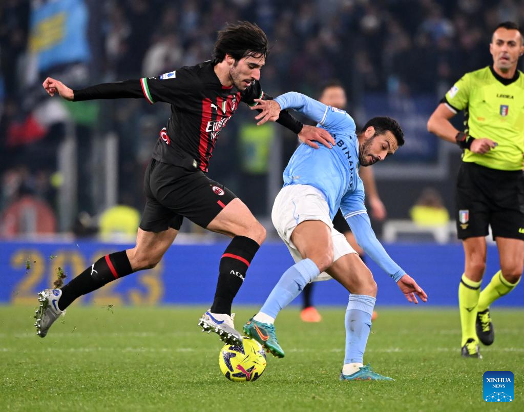 Highlights of Serie A football match-Xinhua