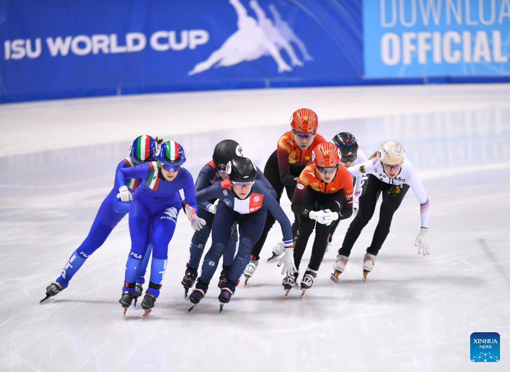 Highlights of ISU World Cup Short Track Speed Skating series-Xinhua