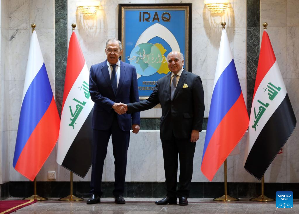 Russian, Iraqi FMs discuss Iraq's unpaid dues to Russian companies-Xinhua