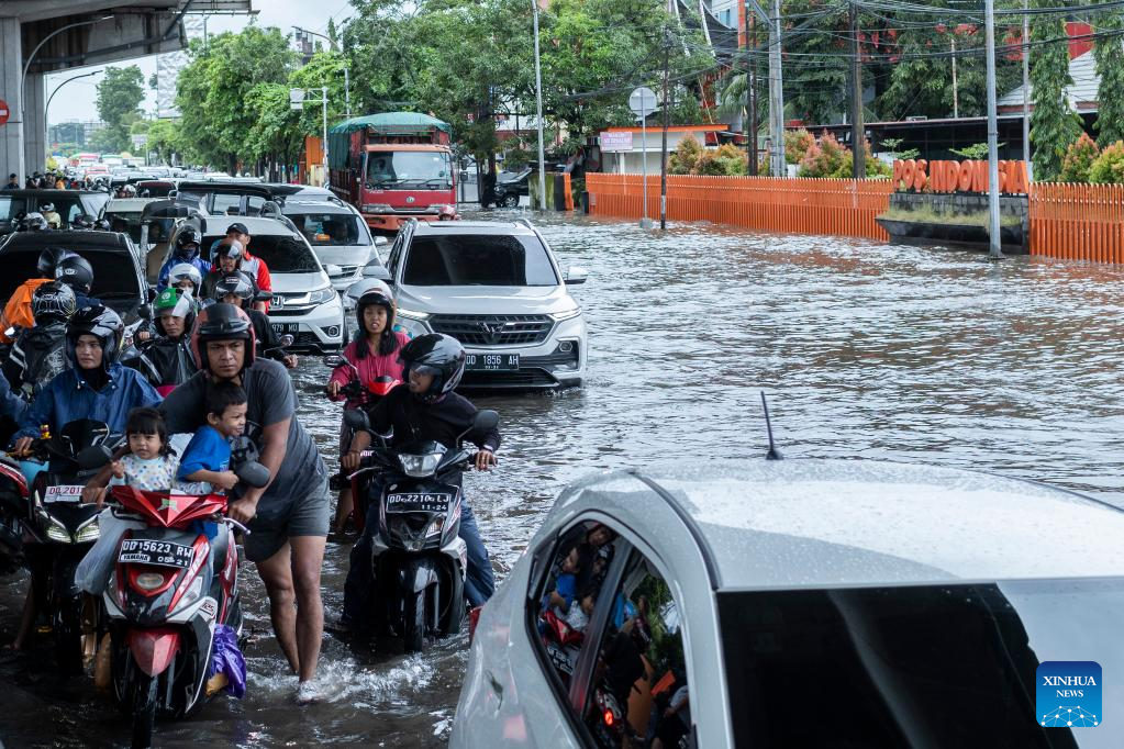 Heavy rain hits South Sulawesi, Indonesia-Xinhua